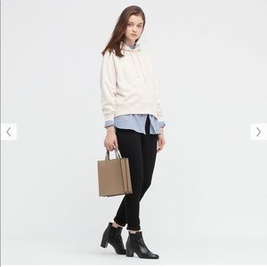 Uniqlo | Bags | Fauxleather Square Shoulder Bag Dark Beige Uniqlo ...